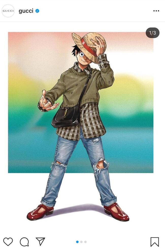 Gucci veste i personaggi del comic One piece | MilanoFinanza News