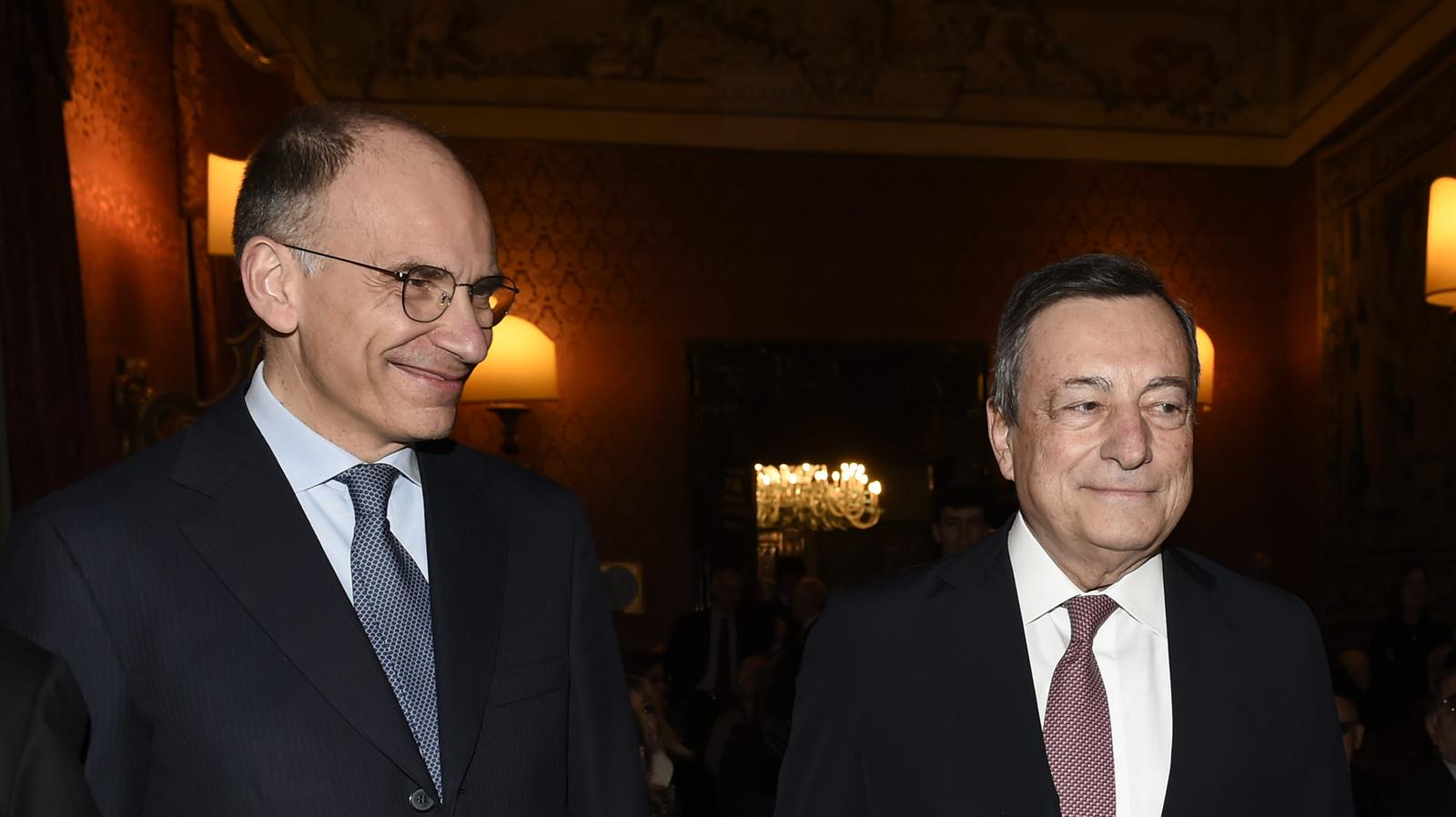 Da Mario Draghi ed Enrico Letta due idee di Europa che si ...