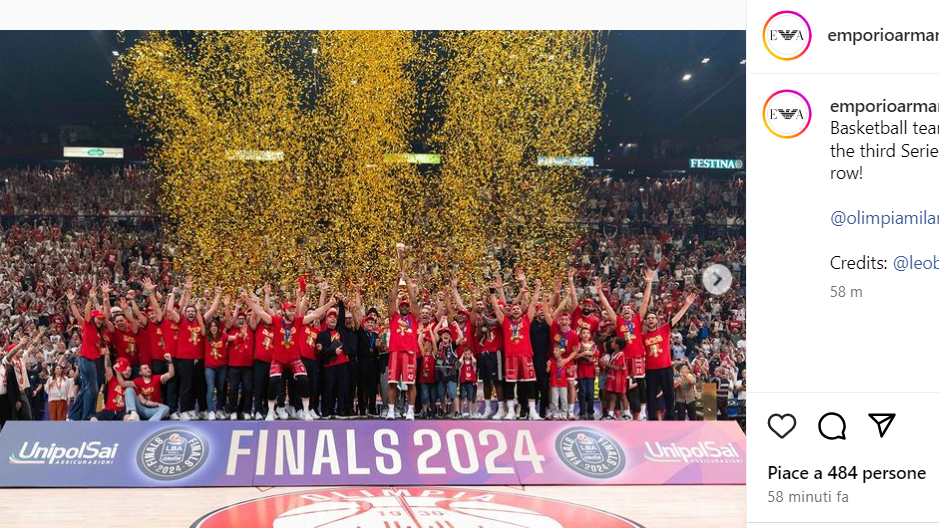 L’Olimpia Milano di Giorgio Armani si riconferma campione d’Italia | MilanoFinanza News