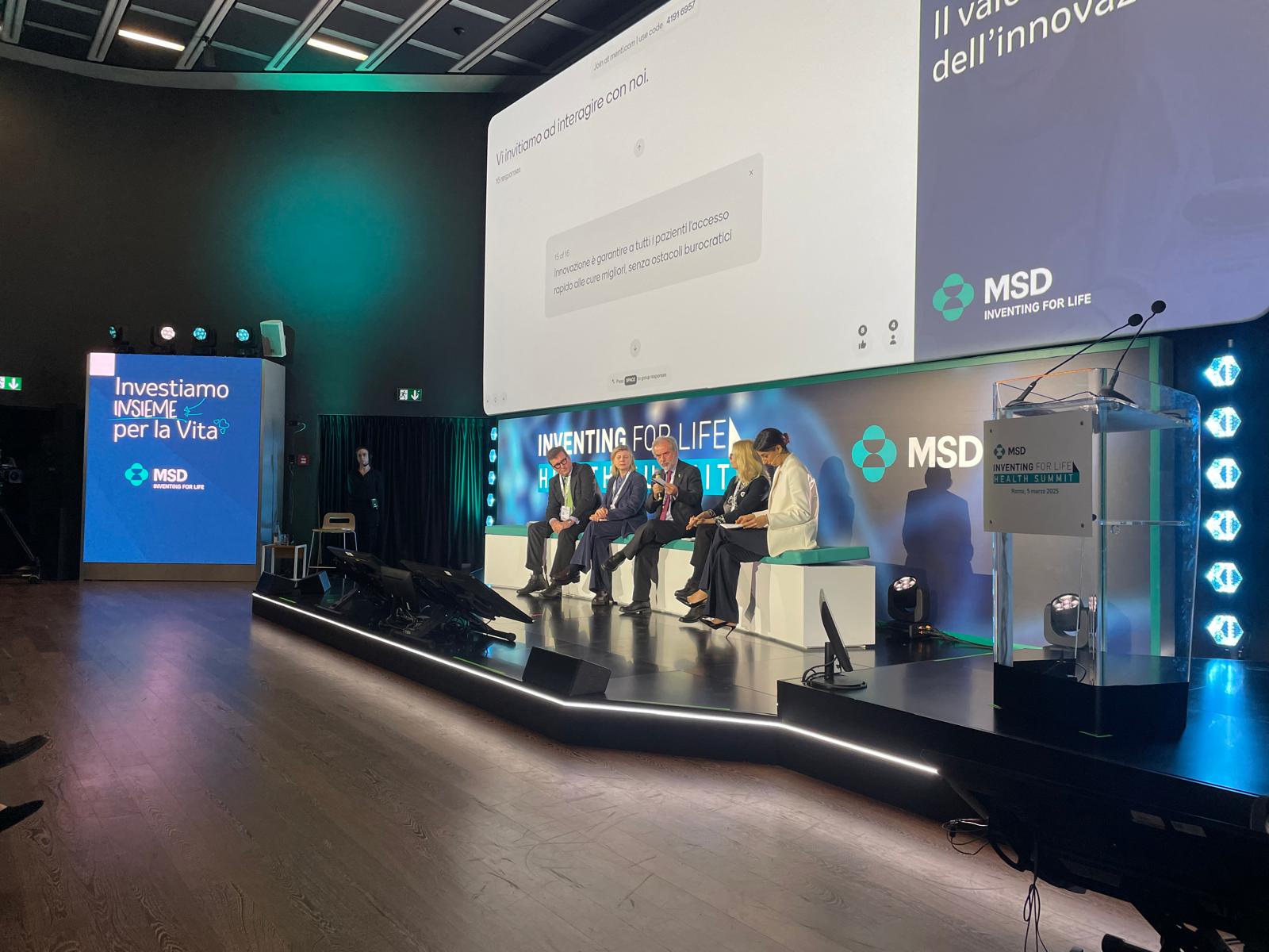 'Investing for life health summit' di Msd, esperti e decisori a ...